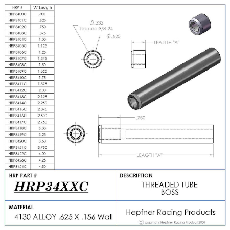 HRP34XXC 0000903_boss-1-0-625-inch-long-0-375-x-24-material-0-625-od-x ...